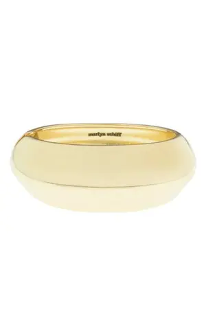 MARLYN SCHIFF Domed Bangle Bracelet - Gold
