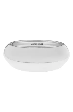 MARLYN SCHIFF Domed Bangle Bracelet - Silver