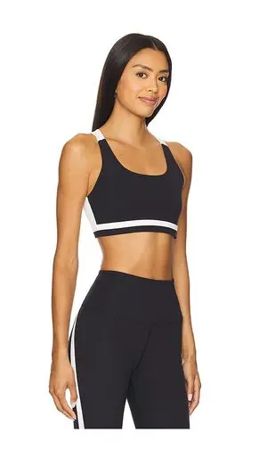 Splits59 Miles Rigor Sports Bra In Black - Black & White