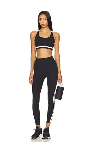 Splits59 Miles Rigor Sports Bra In Black - Black & White