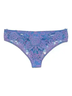 Agent Provocateur Embroidered-lace Briefs