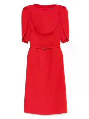 CRISTALLINI Boat-neck Dress