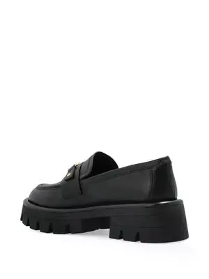Michael Kors Chunky-sole Leather Loafers - Black
