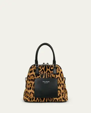 MAISON MARGIELA 5ac "loved To Death" Mini Top-handle Bag - Leopard