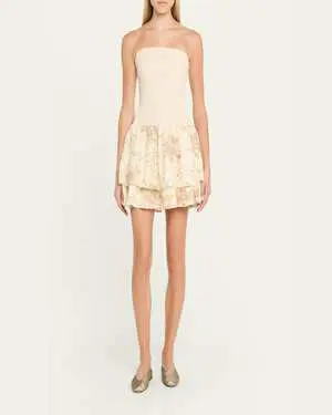 Ramy Brook Estrella Strapless Mini Dress