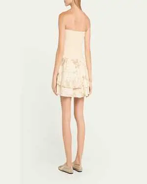 Ramy Brook Estrella Strapless Mini Dress