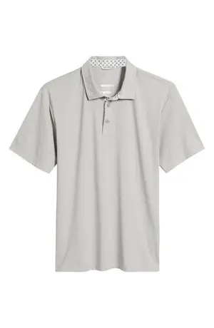 SWANNIES James H Solid Performance Golf Polo - Gray-heather