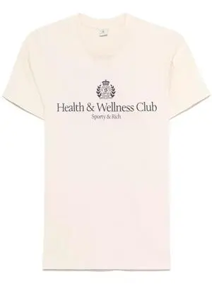SPORTY & RICH H&w Crest T-shirt
