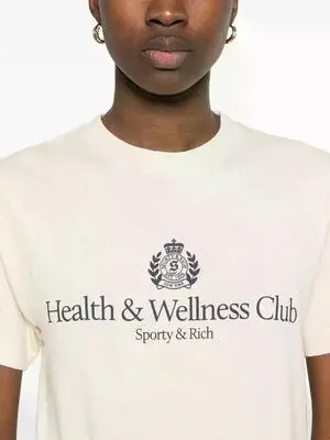 SPORTY & RICH H&w Crest T-shirt