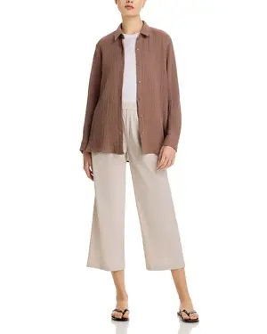 Eileen Fisher Stretch Jersey Tapered Ankle Pants