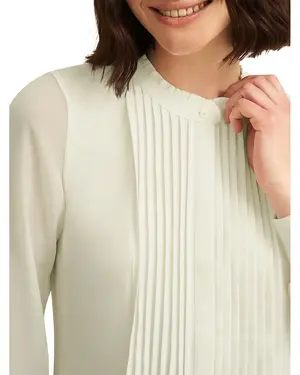 HOBBS LONDON Carina Pleated Blouse