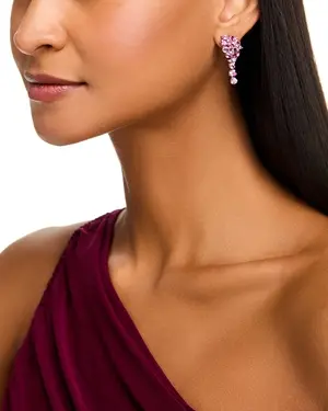 Bloomingdale'S Sapphire And Diamond Drop Earrings