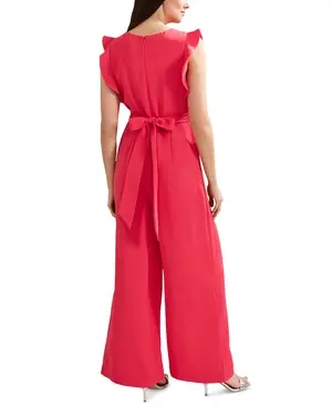 PHASE EIGHT Ayla Ruffle Jumpsuit - Pink