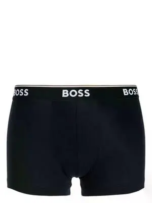 BOSS Logo-waistband Boxers - Blue
