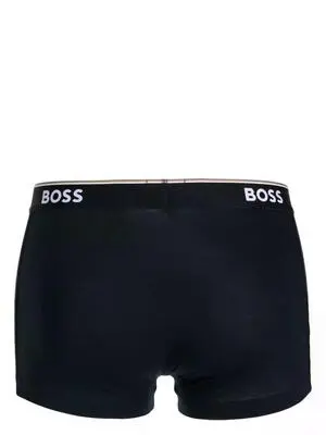 BOSS Logo-waistband Boxers - Blue