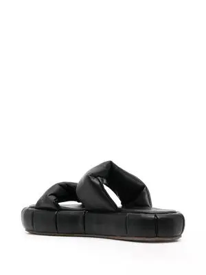 THEMOIRE Air Platform Sandals - Black