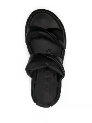 THEMOIRE Air Platform Sandals - Black