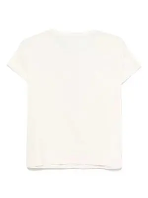 Liu Jo Logo-appliqué T-shirt - Neutrals