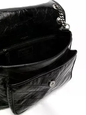 Saint Laurent Niki Shoulder Bag - Black