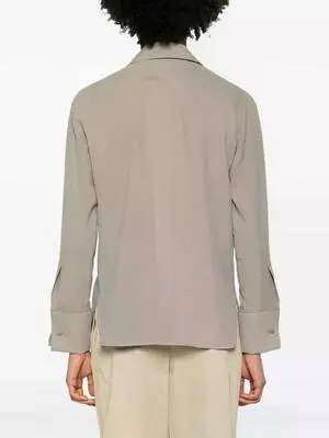 Max Mara Candia Silk Shirt - Neutrals