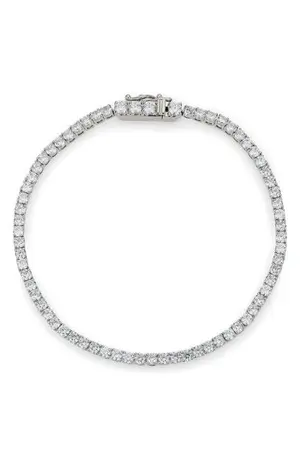 Nadri Tennis Cubic Zirconia Bracelet - Rhodium