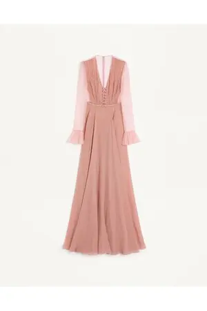 Valentino Garavani V Neck Evening Dresses
