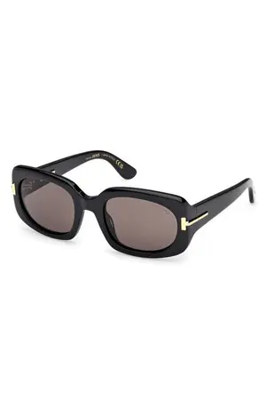 TOM FORD Icon 54mm Rectangular Sunglasses