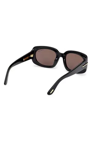 TOM FORD Icon 54mm Rectangular Sunglasses