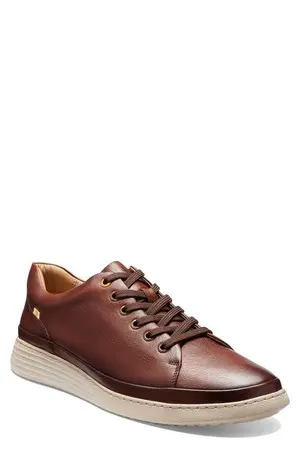 Samuel Hubbard Featherlight Fast Sneaker - Cognac Leather