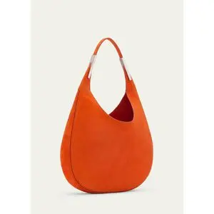 Savette Florence Suede Hobo Bag - Black