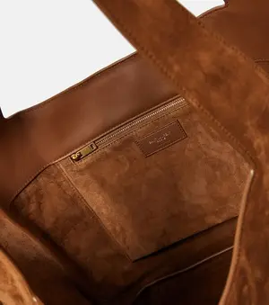 Saint Laurent Le 5 À 7 Bea Suede Tote Bag