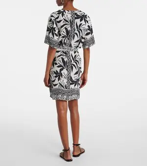 Velvet By Graham & Spencer Vanessa Printed Shirt Dress - Black