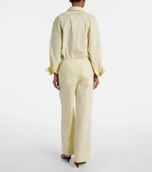 TOTEME Cotton Poplin Wide-leg Pants