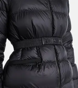 Moncler Boed Shearling-trimmed Down Jacket - Black