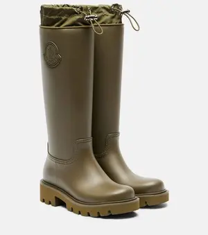 Women's Green Rain Boots