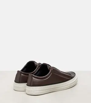Brunello Cucinelli Monili Leather Sneakers