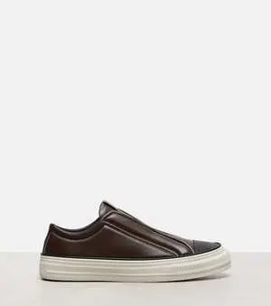 Brunello Cucinelli Monili Leather Sneakers