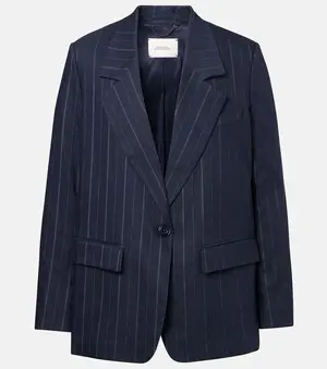 Dorothee Schumacher Linen-blend Blazer - Blue