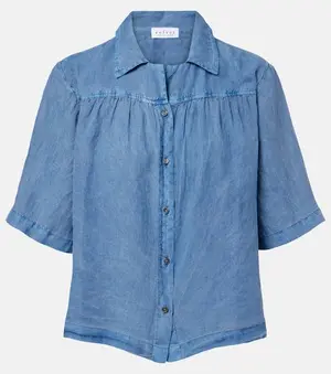 Velvet By Graham & Spencer Rowan Linen Shirt