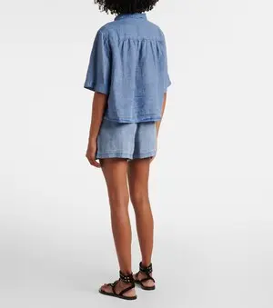 Velvet By Graham & Spencer Rowan Linen Shirt