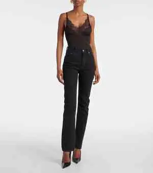 Saint Laurent 90s High-rise Flared Jeans