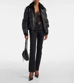 Saint Laurent 90s High-rise Flared Jeans