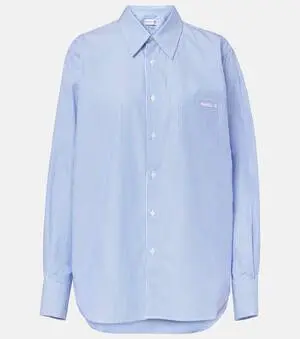 Hunza G Striped Cotton Poplin Shirt