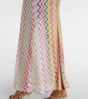 Missoni Zigzag Open-back Maxi Dress