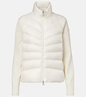 Moncler Down-paneled Cardigan
