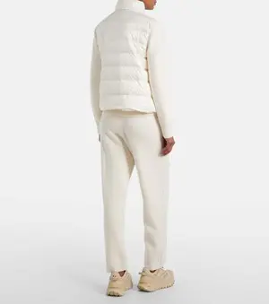 Moncler Down-paneled Cardigan