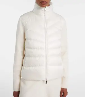 Moncler Down-paneled Cardigan