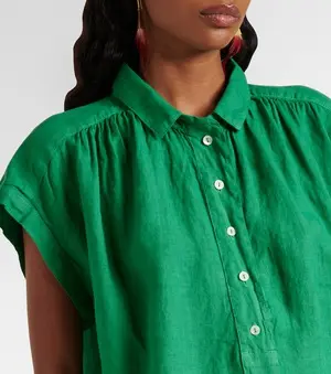 Velvet By Graham & Spencer Elowen Linen Top