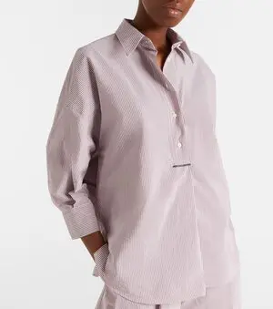 Brunello Cucinelli Striped Shirt - Red