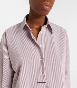 Brunello Cucinelli Striped Shirt - Red